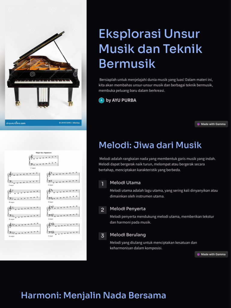 Unsur dan Teknik Dasar Musik | PDF