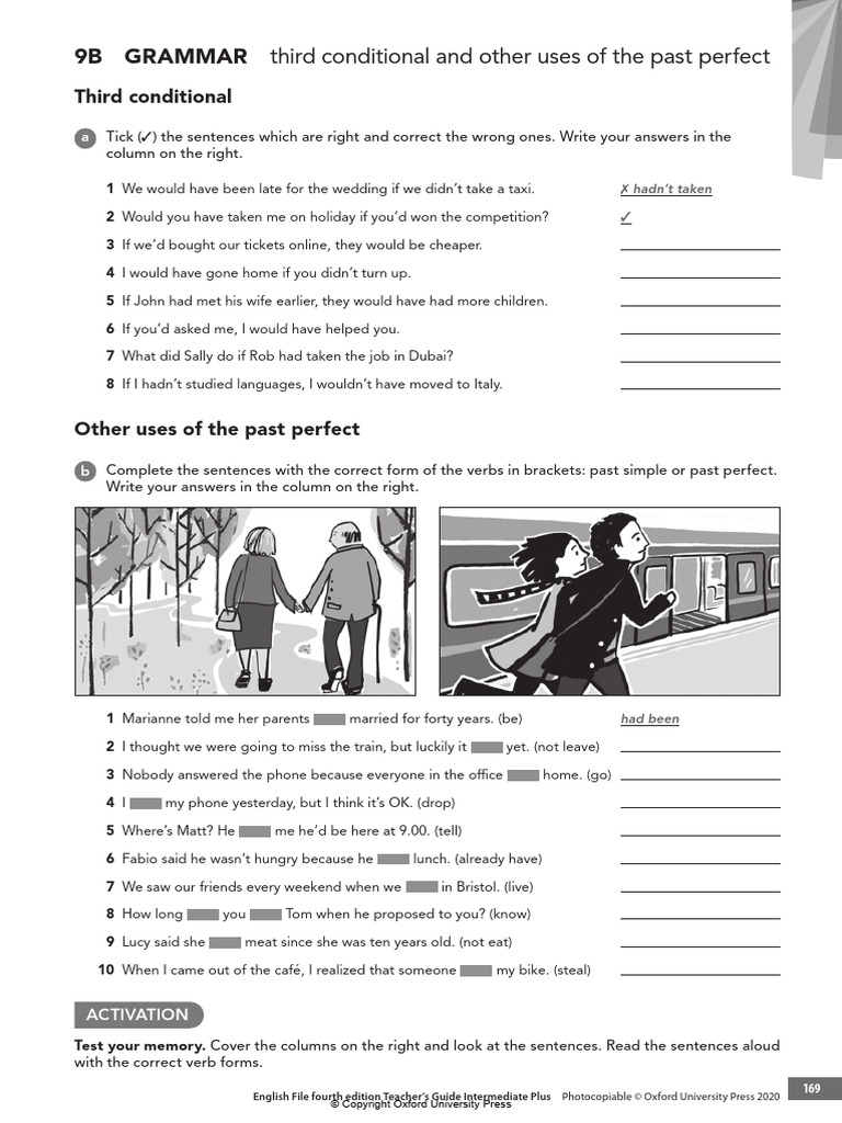 Third Conditional Exercises | PDF | Linguistic Morphology | Syntax