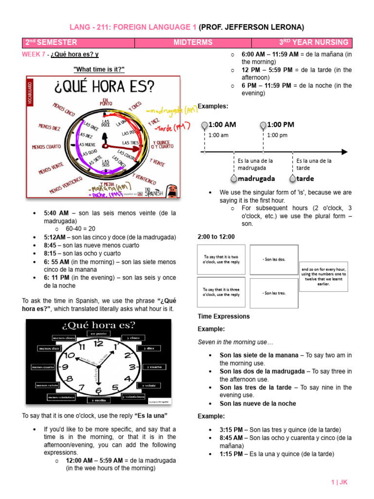 Completed - Lang211-Week 7-11 | PDF | Anatomía humana