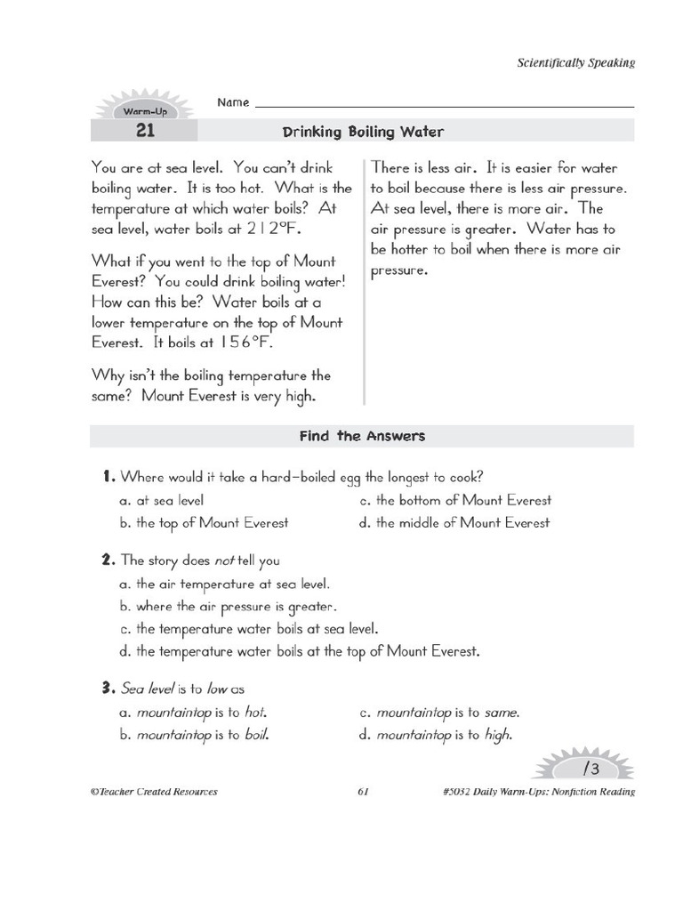 Drinking Boiling Water | PDF