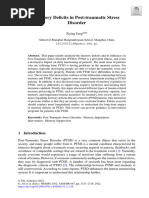 Ehlers & Clark PTSD Model Overview | PDF | Psychological Trauma ...