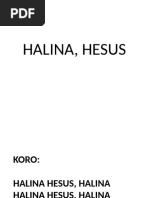 Liturgical Song Line Up For Tagalog Mass | PDF | Religion & Spirituality