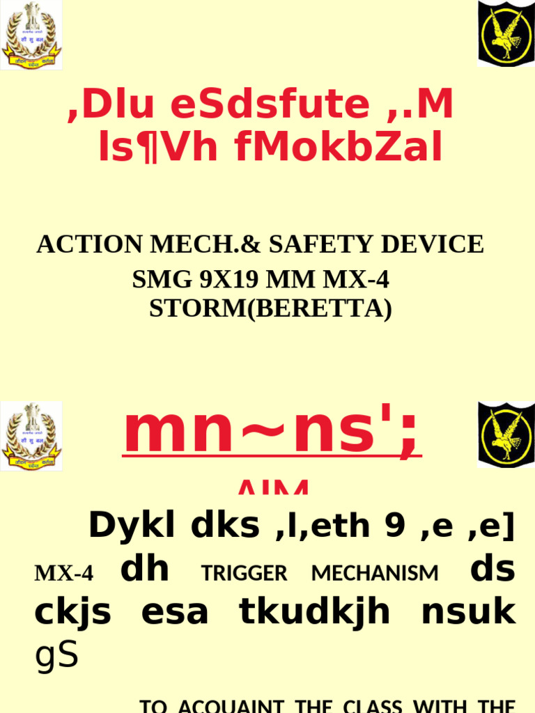 Action Mech & Safety Device | PDF | Trigger (Firearms) | Projectiles