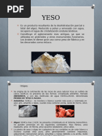 Composición química del yeso | PDF | Yeso | Materiales de construcción
