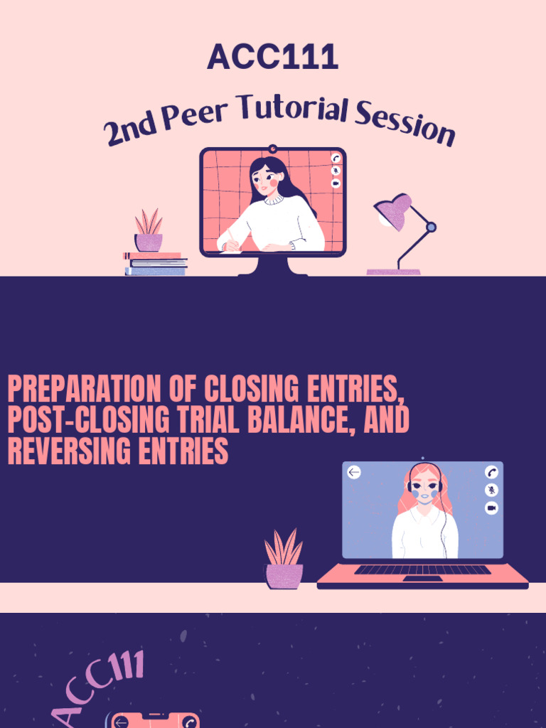 ACC111 2nd Tutorial Session | PDF | Debits And Credits | Deferral