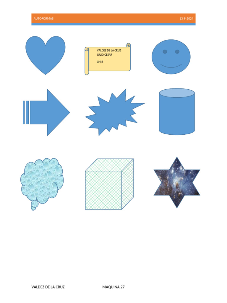 Autoformas 1HM | PDF