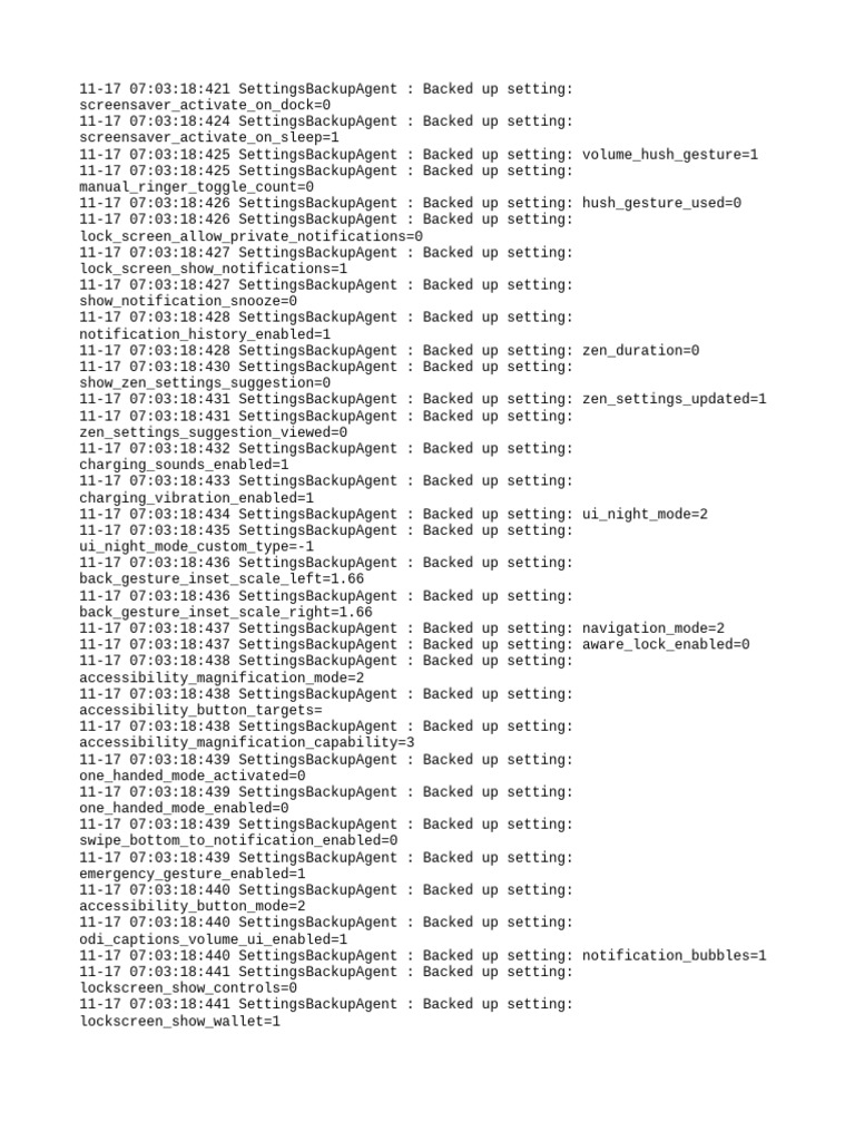 Settingsprovider | PDF