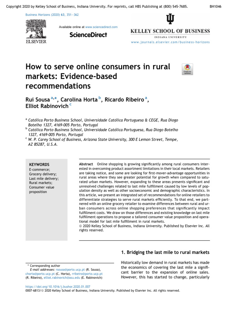 Article - Online Consumers in Rural Markets | PDF | Retail | Online ...