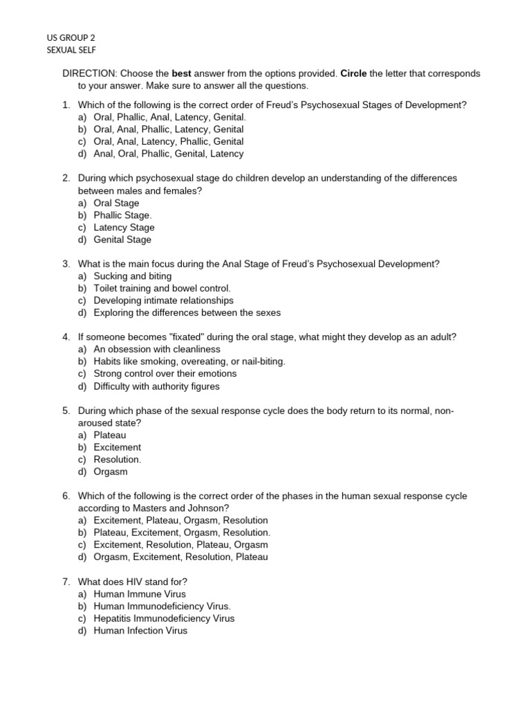 Uts Quiz G2 | PDF | Hiv/Aids | Birth Control