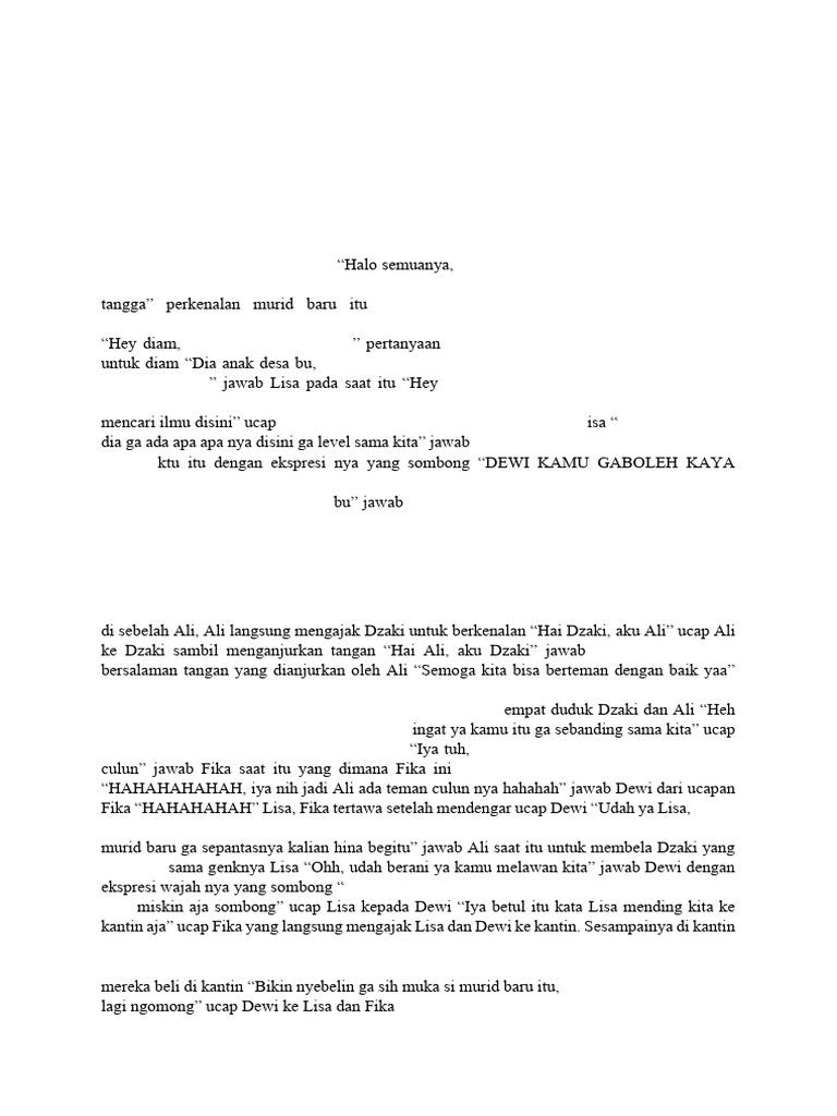 Dunia Yang Kejam | PDF