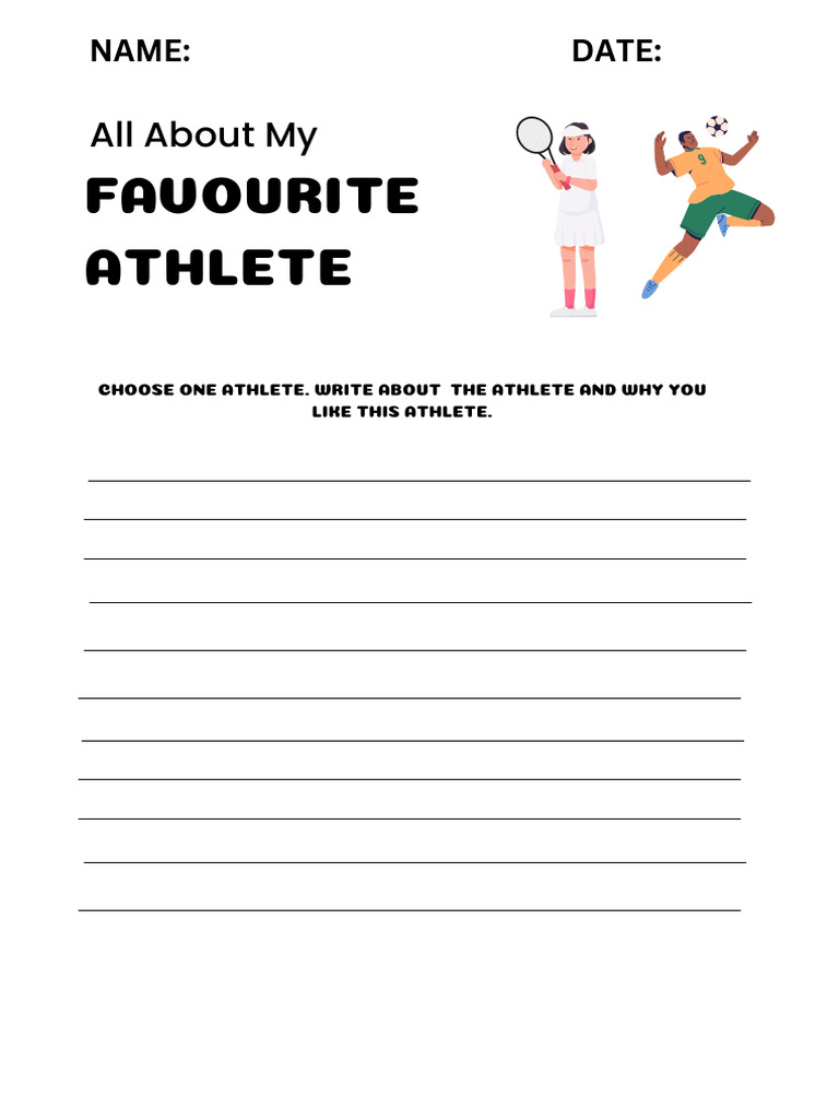 Favourite Athlete | PDF