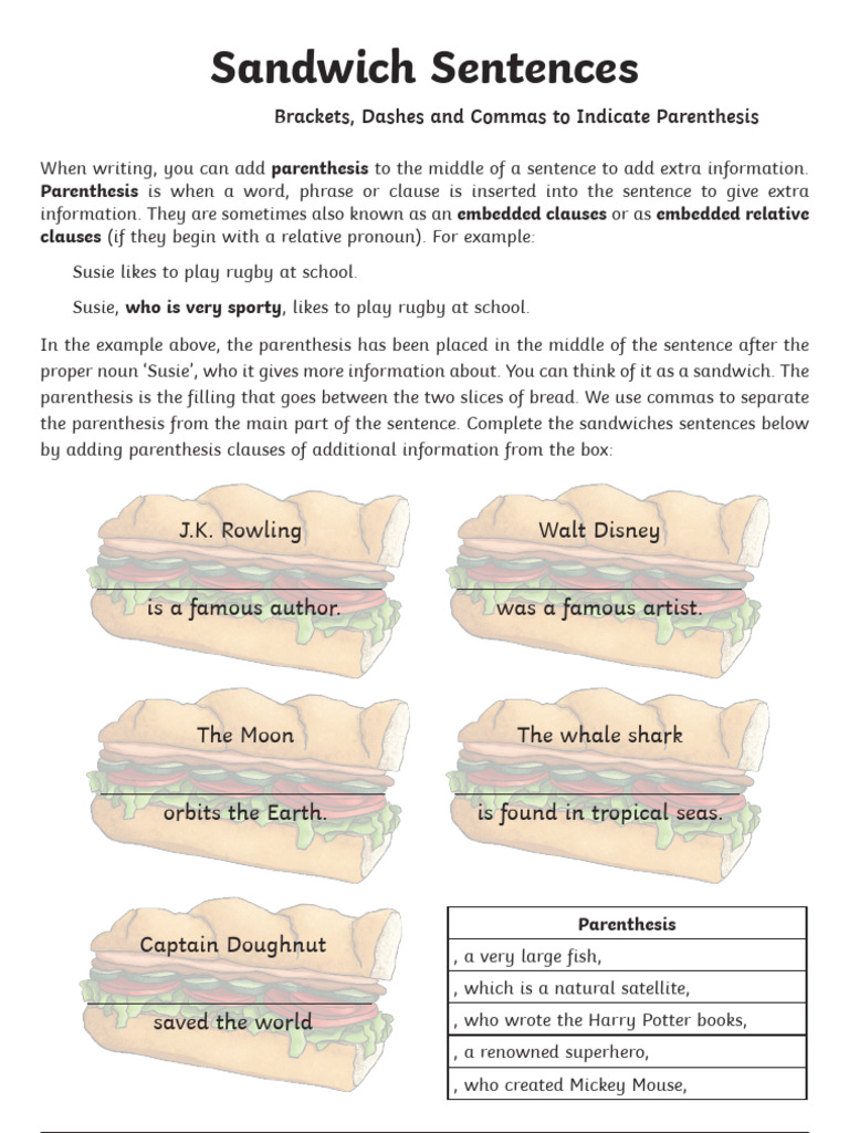Parenthesis | PDF | Bracket | Sentence (Linguistics)