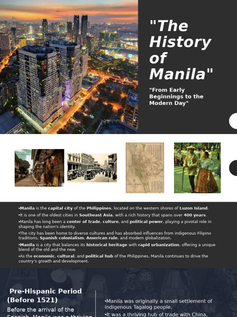 The History of Manila | PDF | Manila | Philippines
