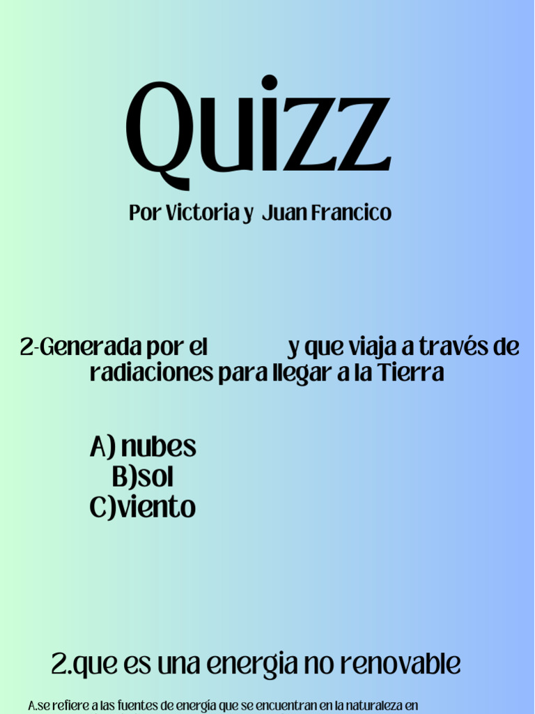 Quizz | PDF