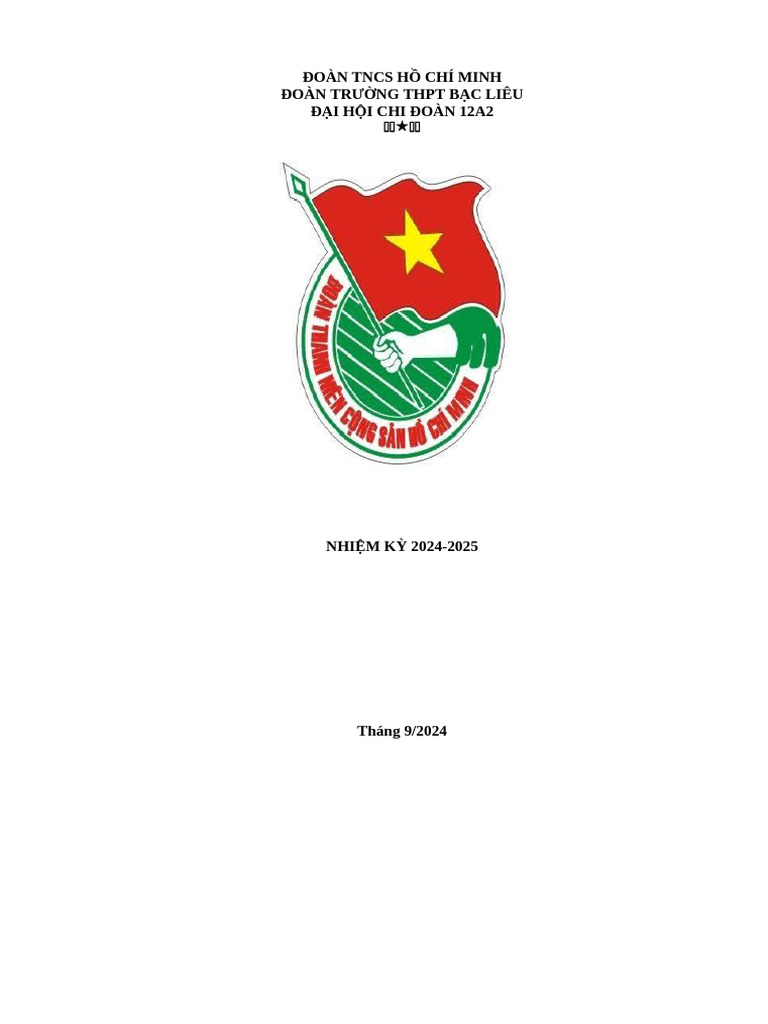 5 Van Kien Dai Hoi Chi Doan | PDF