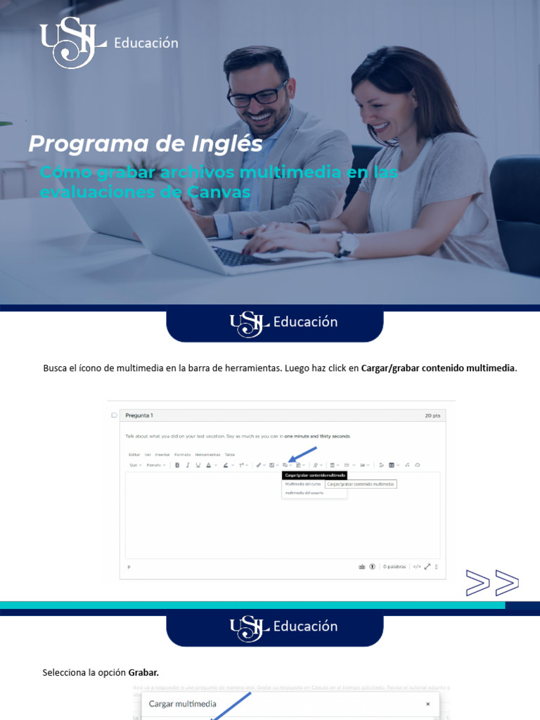 Tutorial Alumno - Cómo Grabar Tu Respuesta en Canvas-3-1-1 | PDF