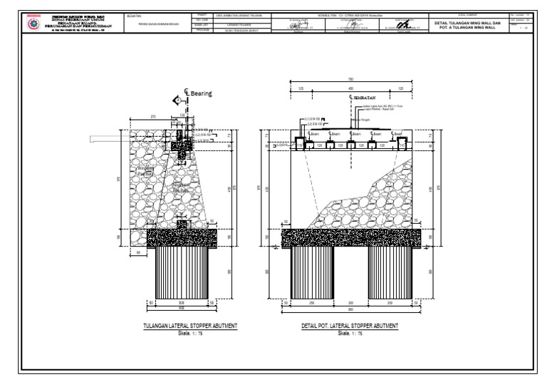 Detail Lateral Stopper Abutment | PDF