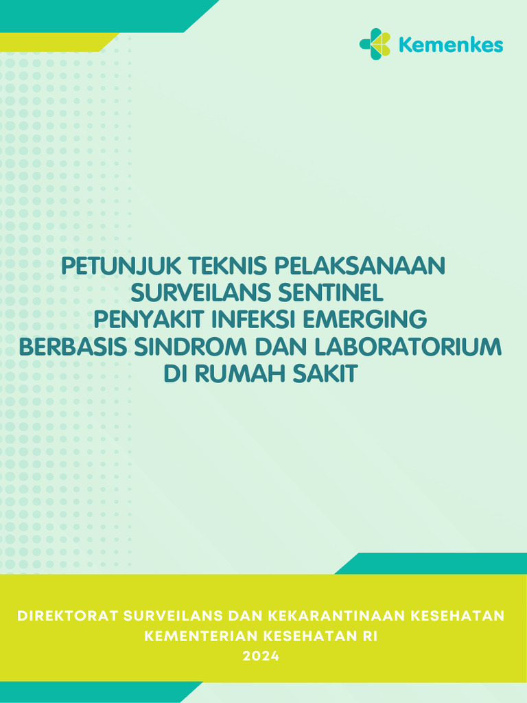Petunjuk Teknis Surveilans Sentinel PIE Berbasis Sindrom Dan ...