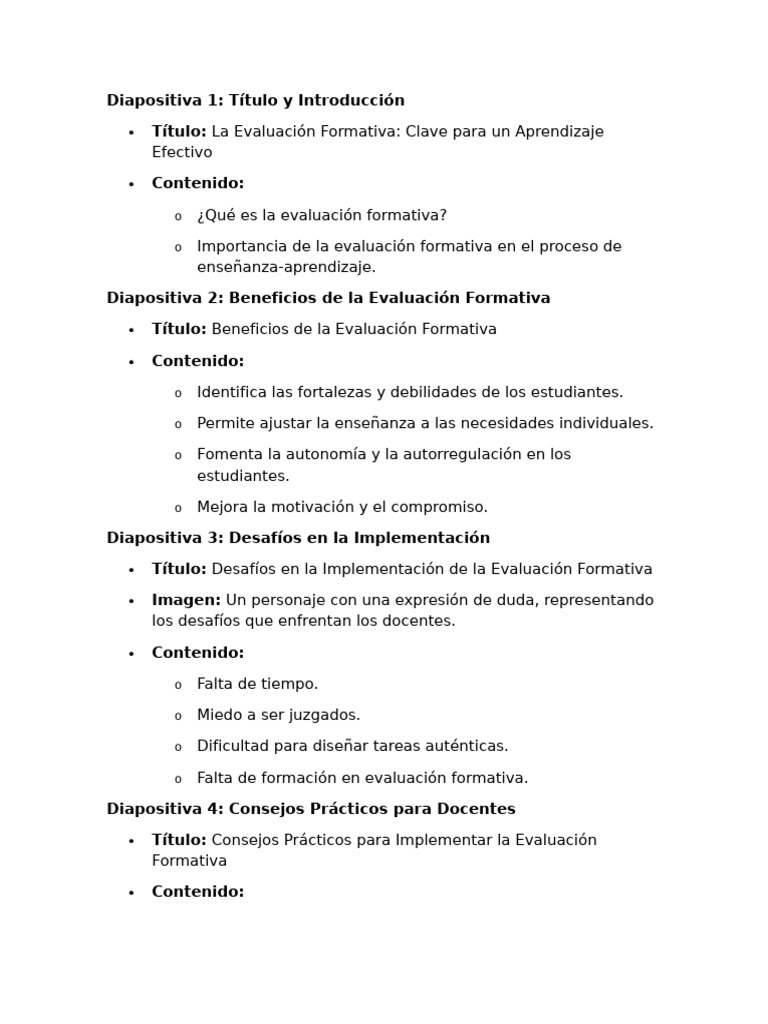 Evaluación Formativa Clave Educativa Pdf
