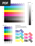 Print Color Test Page Cmyk 1 | PDF