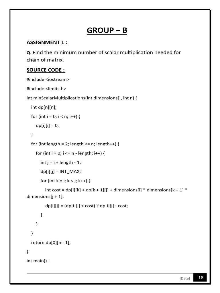 Daa Assignment (Kd) | PDF | Computer Programming | Software Engineering