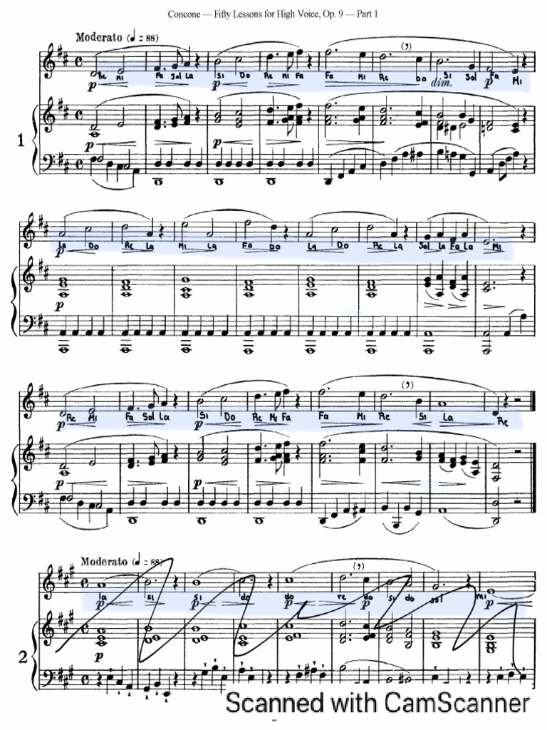 Concone NOTAS 2 | PDF