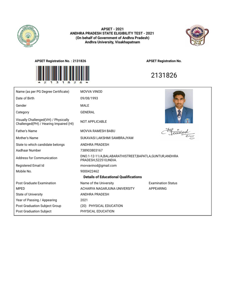 vinod 2021 apset | PDF