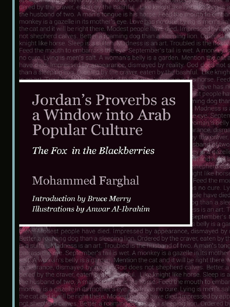 Farghal, Mohammed - JORDAN'S PROVERBS AS A WINDOW INTO ARAB POPULAR ...