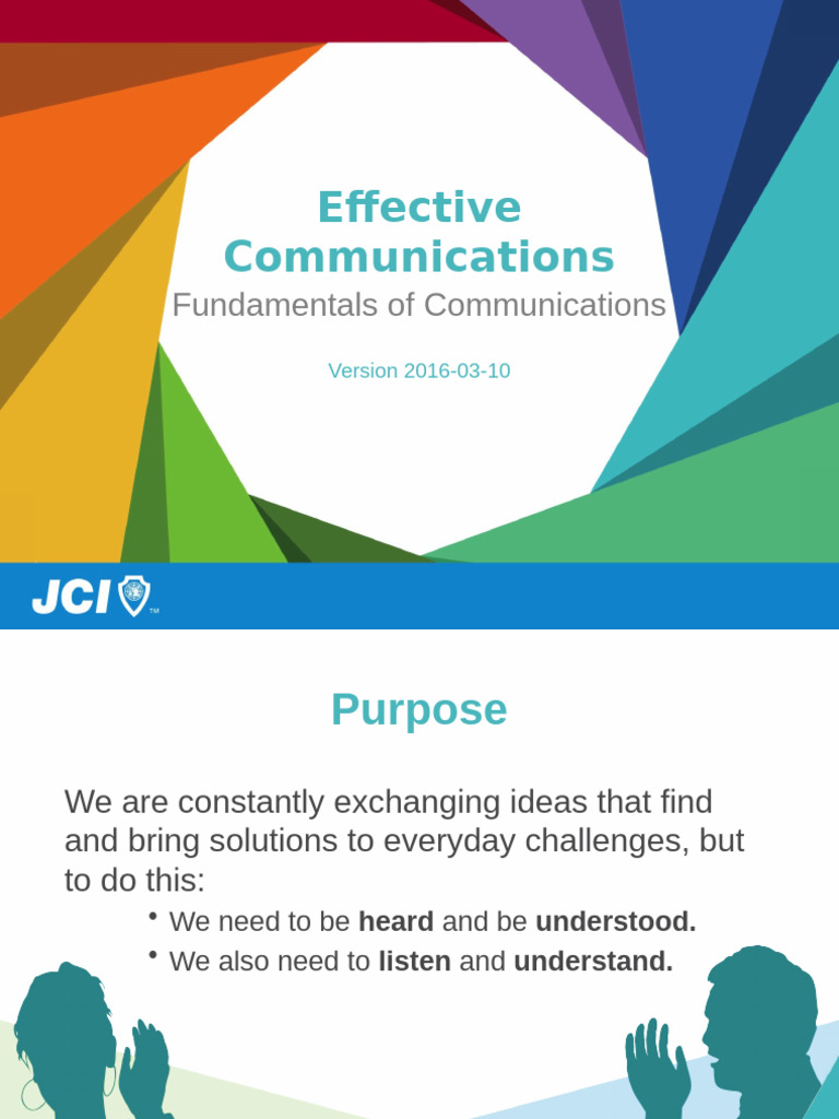 Effective Communication Print | PDF | Nonverbal Communication ...