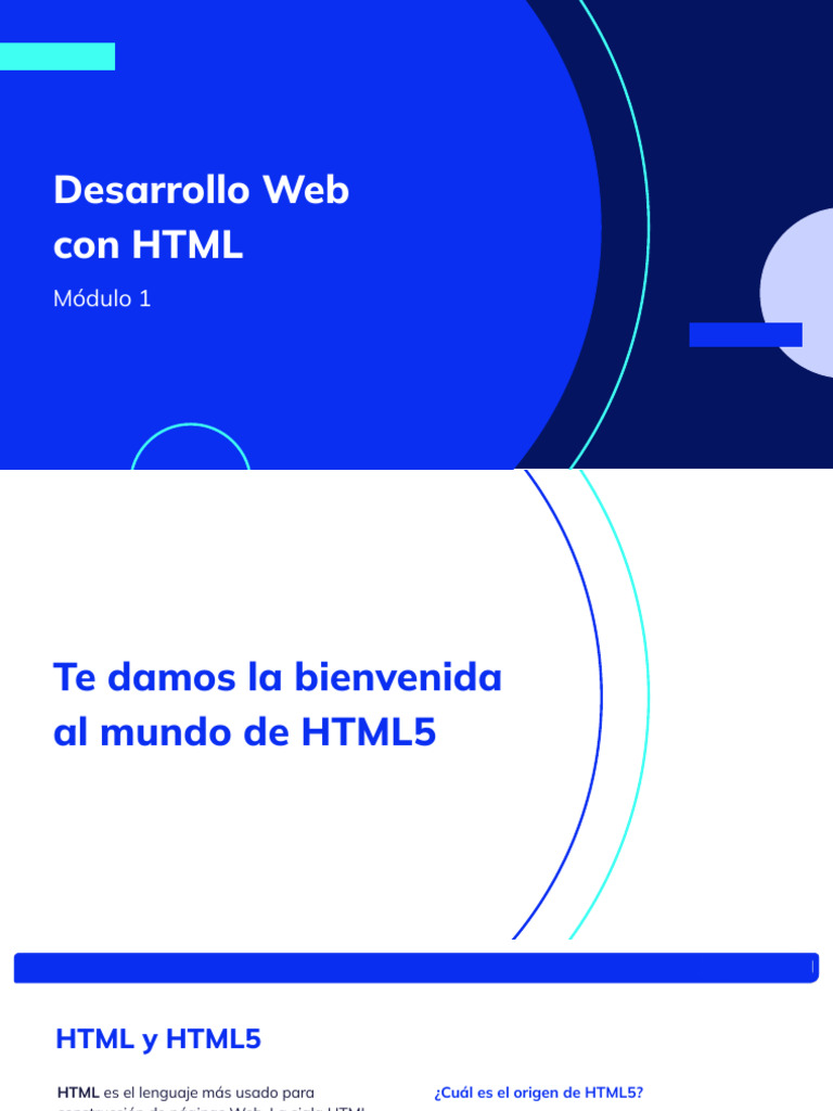 Introducción A HTML Primeros Pasos | PDF | HTML | Red mundial