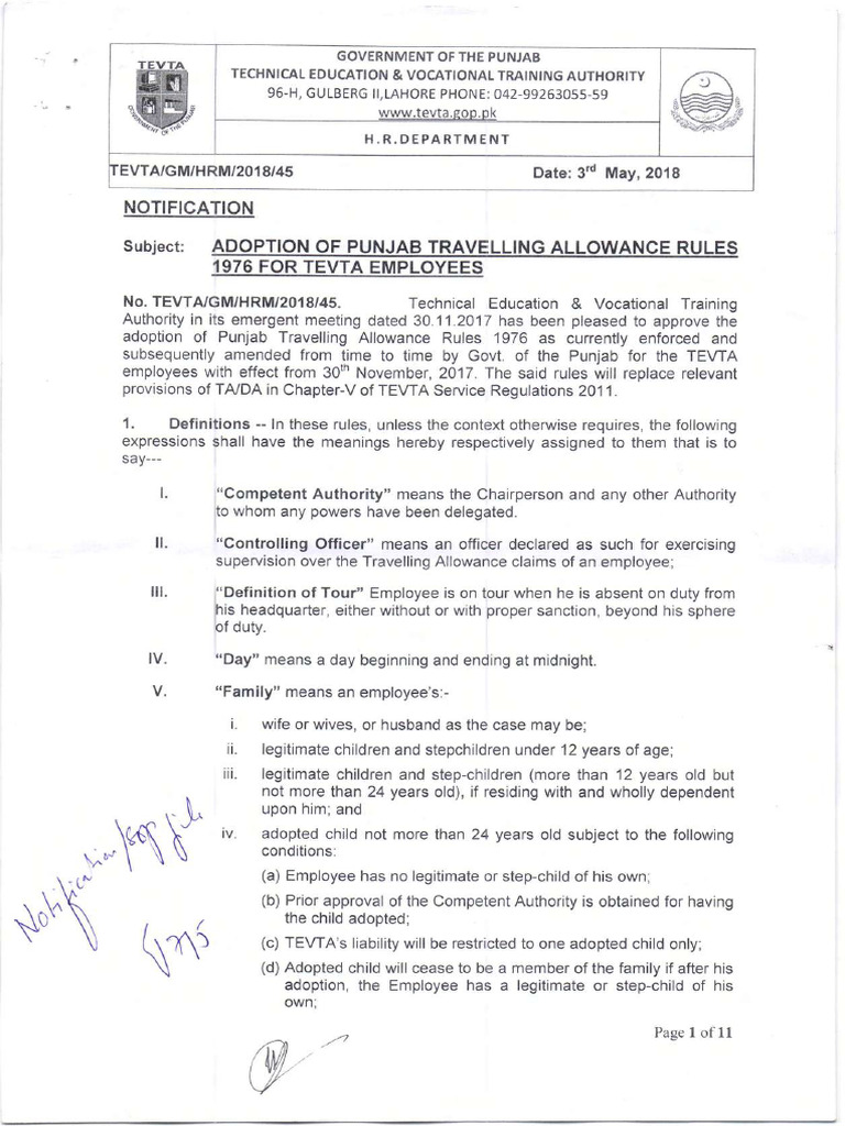 03-05-2018 TA-DA Rules | PDF