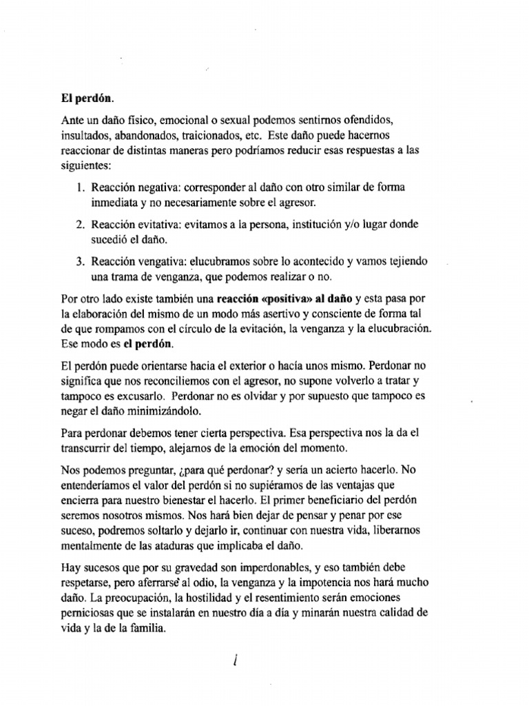 Tema Del Perdón. Hno. Rene | PDF