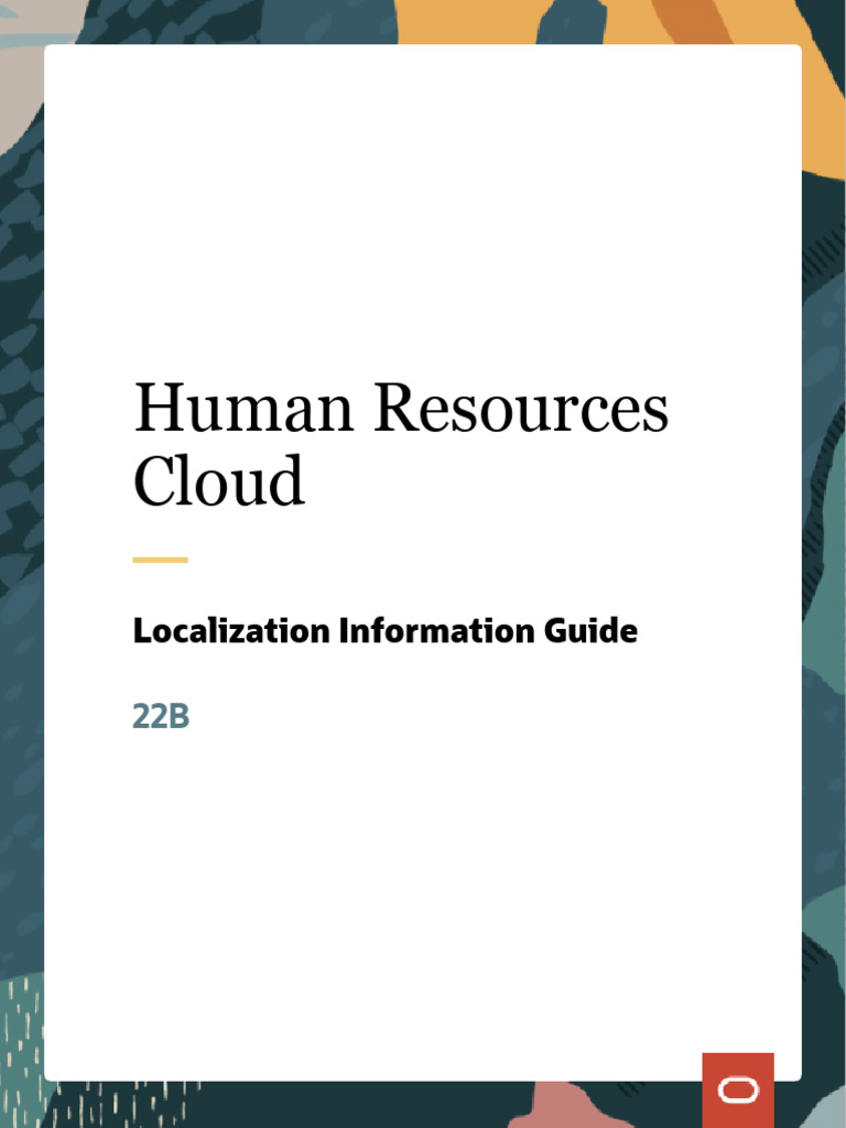 Localization Information Guide | PDF | Payroll | Cloud Computing