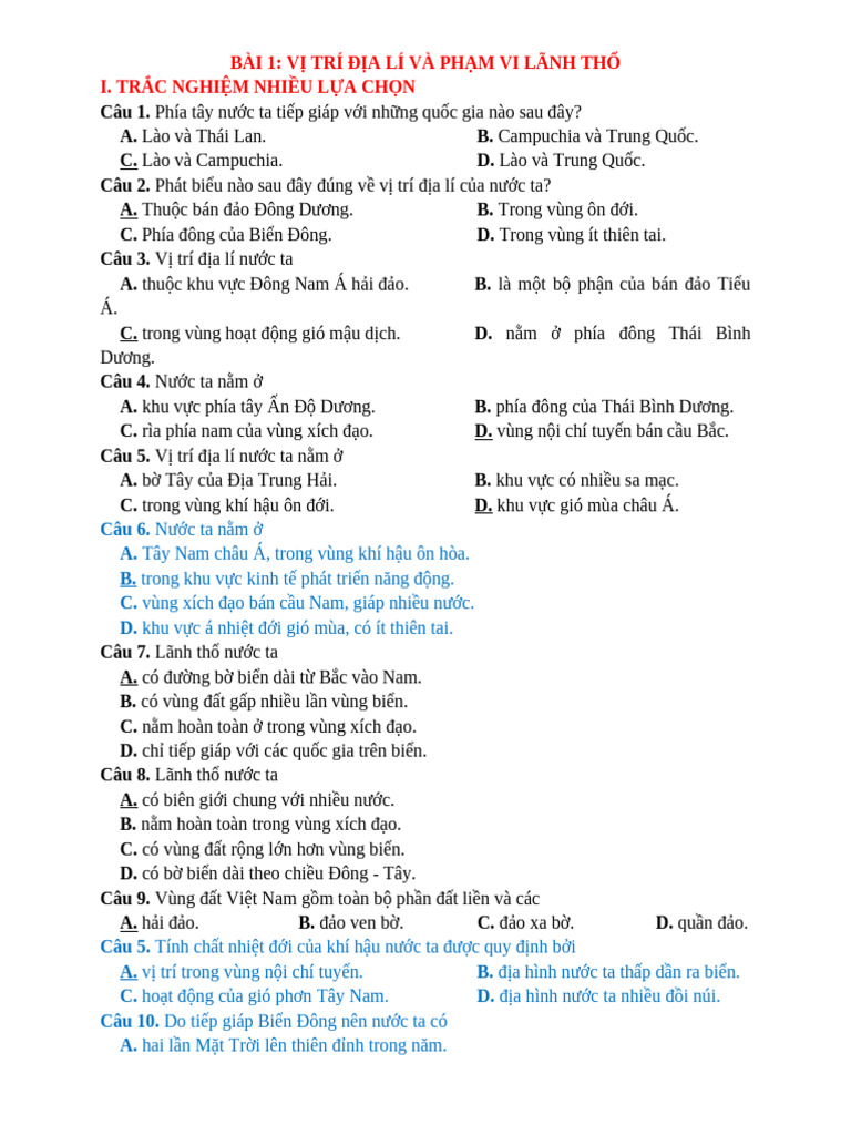 Ôn tập GKI 12 3 | PDF