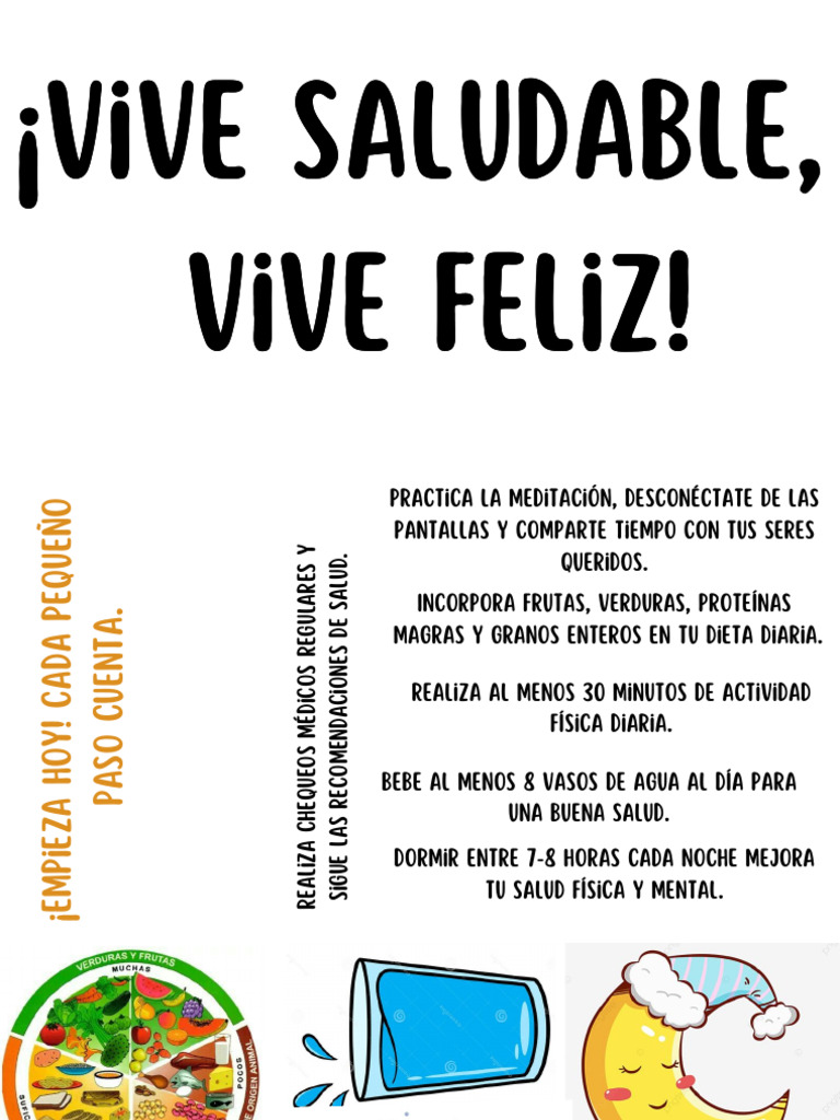Vive Saludable, Vive Feliz: Guía Práctica | PDF