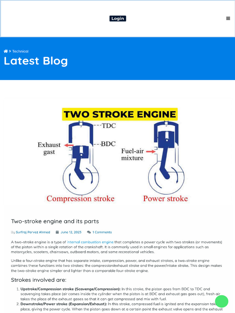2 Stroke Engine1 | PDF
