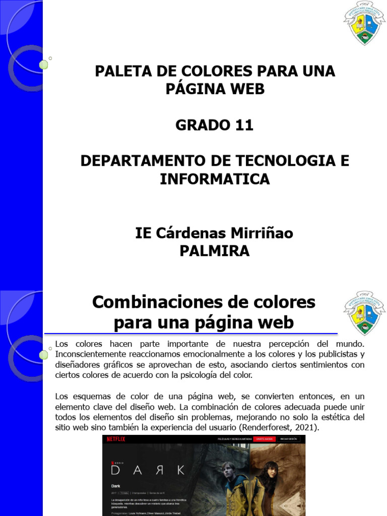 Paleta de Colores para Páginas Web | PDF | Red mundial | Internet y web