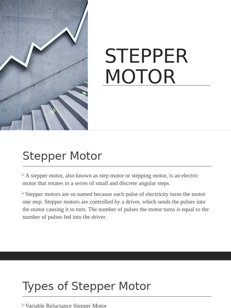 Stepper Motor | PDF | Electric Motor | Electricity