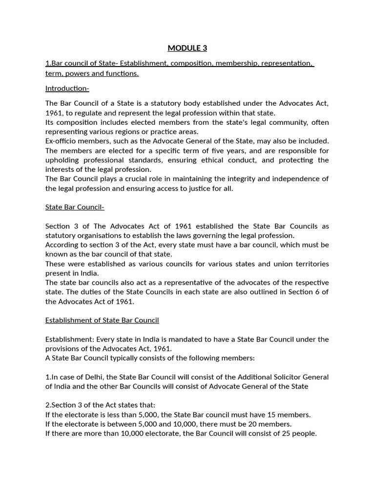 Module 3 | PDF | Advocate | Legal Aid