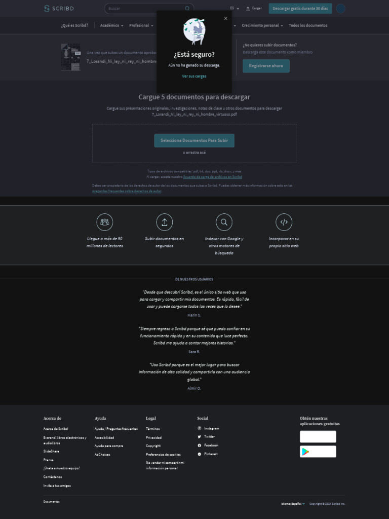 Suba Un Documento - Scribd | PDF | Scribd | Facebook