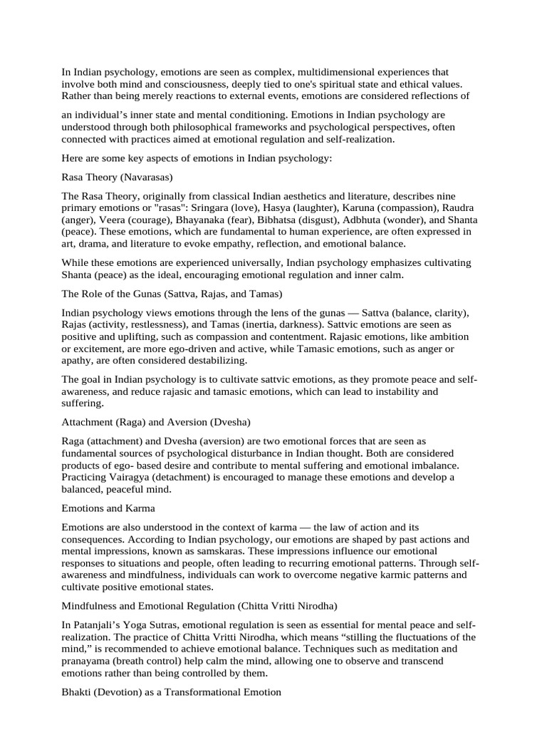 Unit 3 IP | PDF | Emotions | Meditation