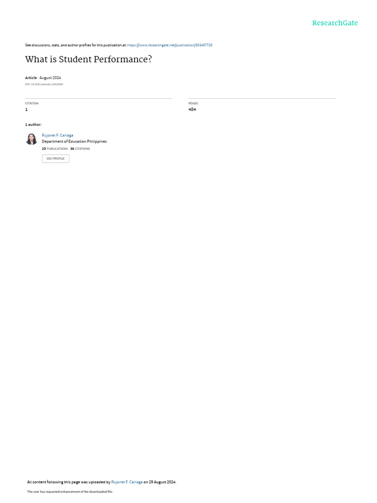 Understanding 21st-Century Student Performance | PDF | Critical Thinking | Literacy