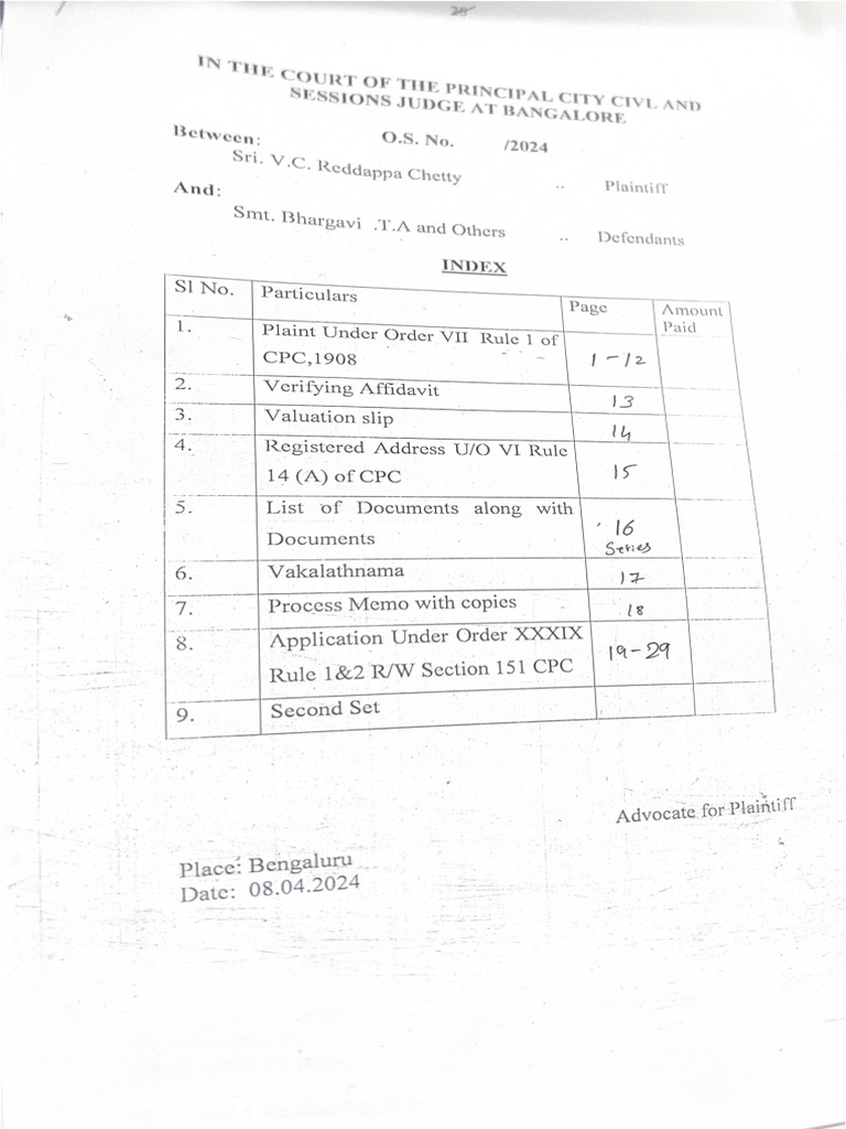 Injunction Suit 2635 Filing Draft | PDF