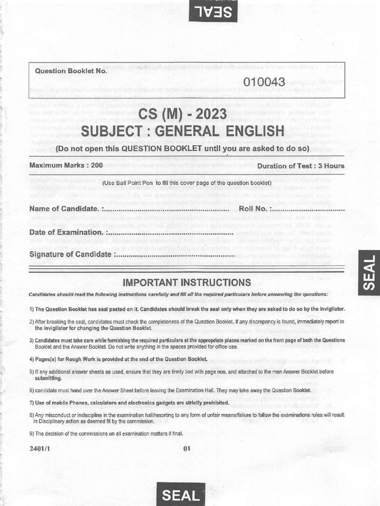 General English | PDF