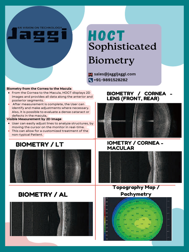 Hoct' Sophisticated Biometry | PDF | Computers