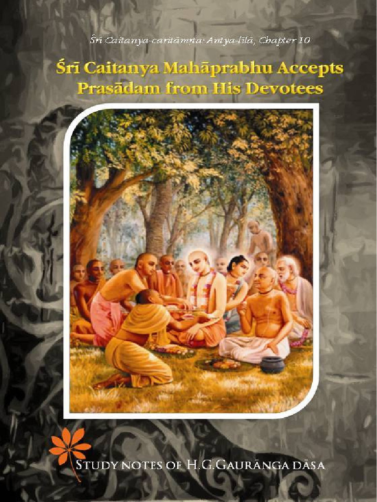 Caitanya Charitamrita - Antya Leela Chapter-10 | PDF | Coriander | Foods