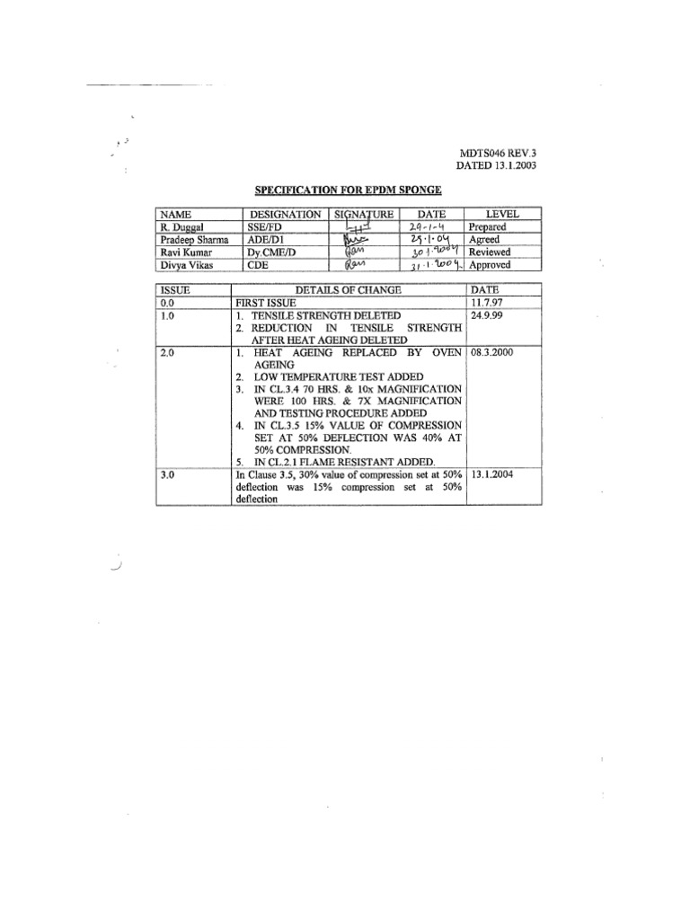 MDTS-046 Rev-03 | PDF