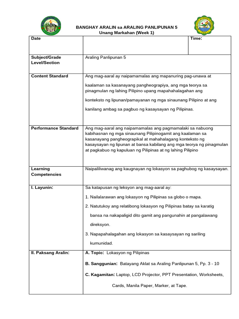 Lesson-Plan-AP 5.. | PDF
