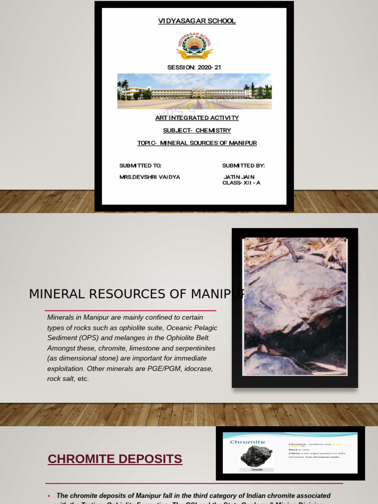 Chemistry Project On Mineral Resources | PDF | Limestone | Geology