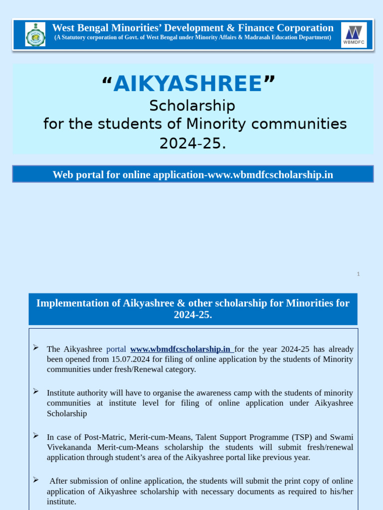 Aikyashree Guidelines.. | PDF | Educational Stages | Vocational Education
